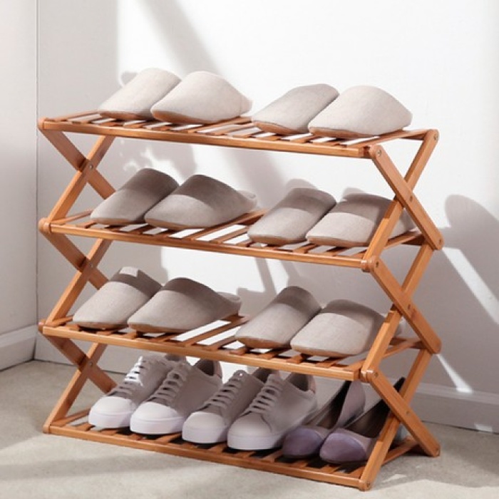 Rack bambú 4 niveles – Venta Mania Chile